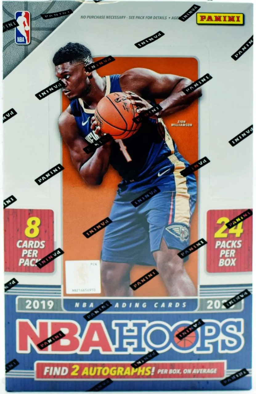 2019/20 Panini NBA Hoops Basketball Hobby Box
