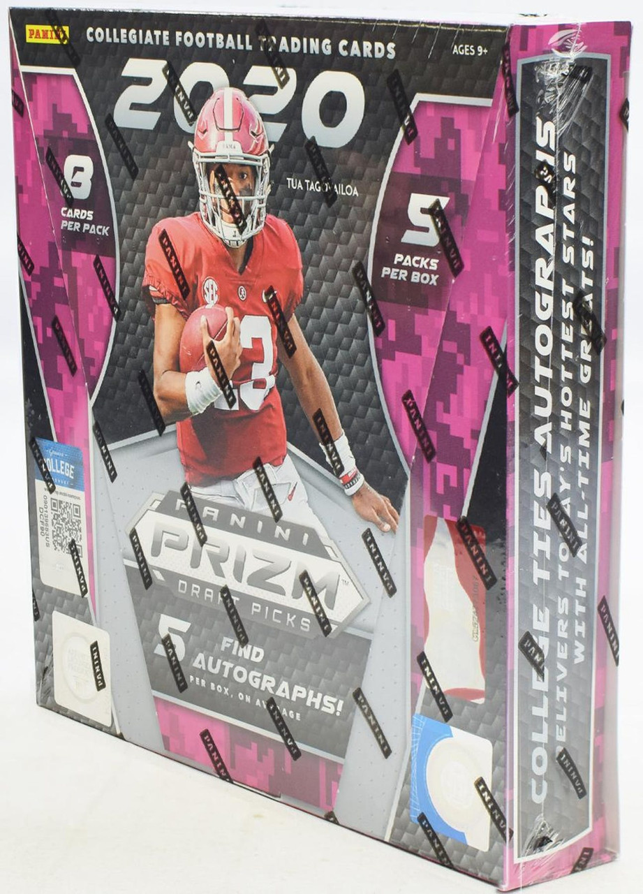 2020 Panini Prizm Collegiate Draft Picks Football Hobby Box