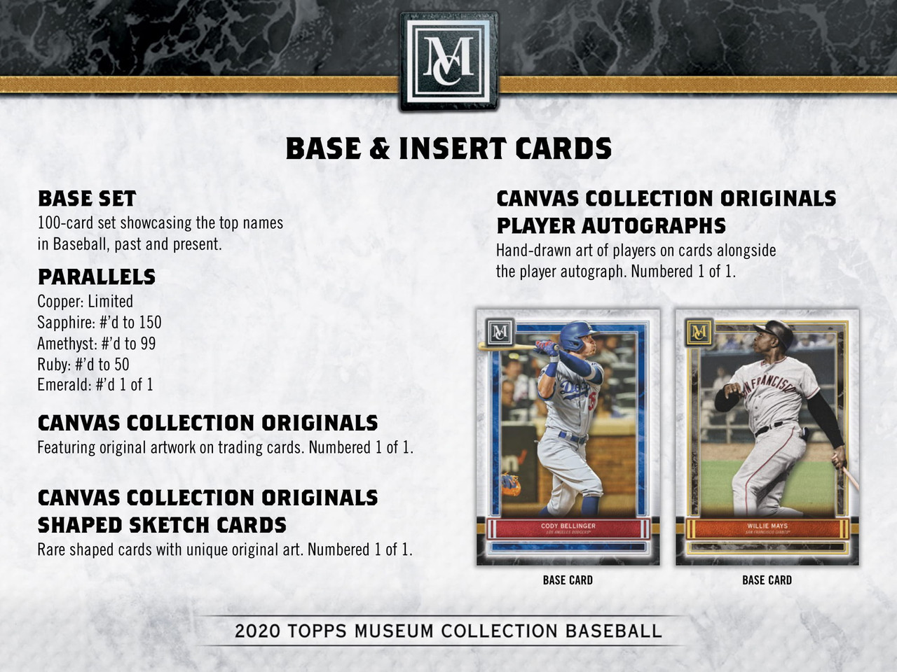 2020 Topps Museum Collection Baseball Hobby Box - Free Shipping ...