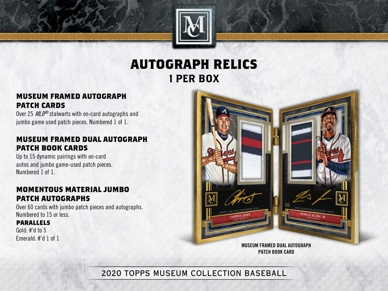 2020 Topps Museum Collection Baseball Hobby Box - Free Shipping ...