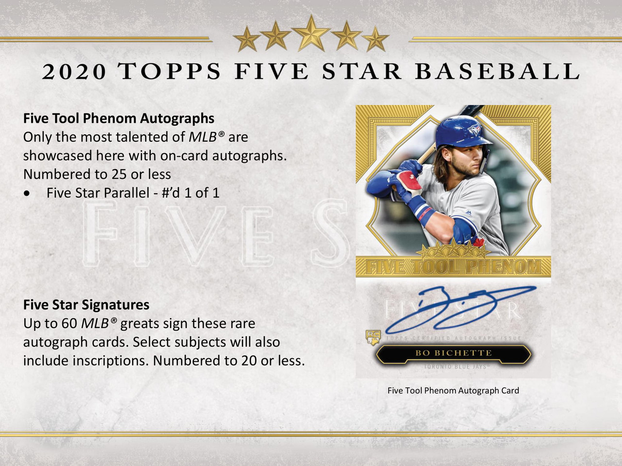 2020 Topps Five Star Baseball Hobby Box