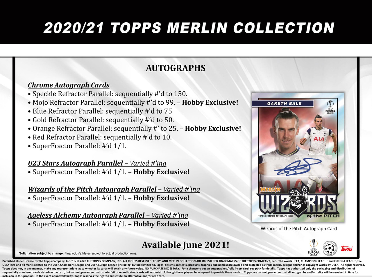 2020/21 Topps Merlin Chrome Soccer Hobby 12 Box Case