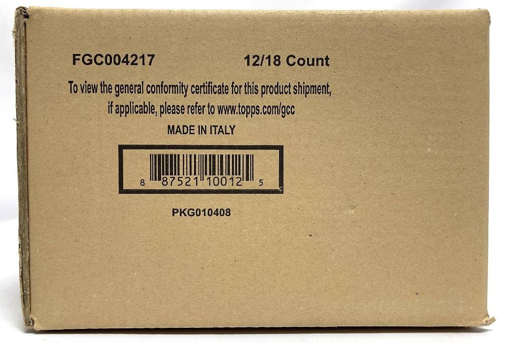 2020/21 Topps Merlin Chrome Soccer Hobby 12 Box Case