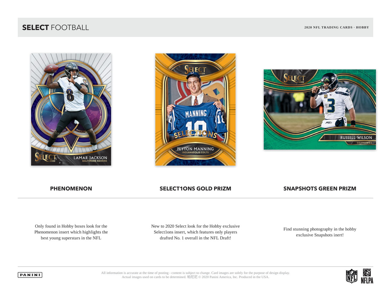 2020 Select Football Hobby Box