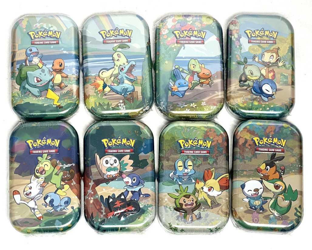 Pokemon Celebrations Mini Tin - 8 Tin Display Box