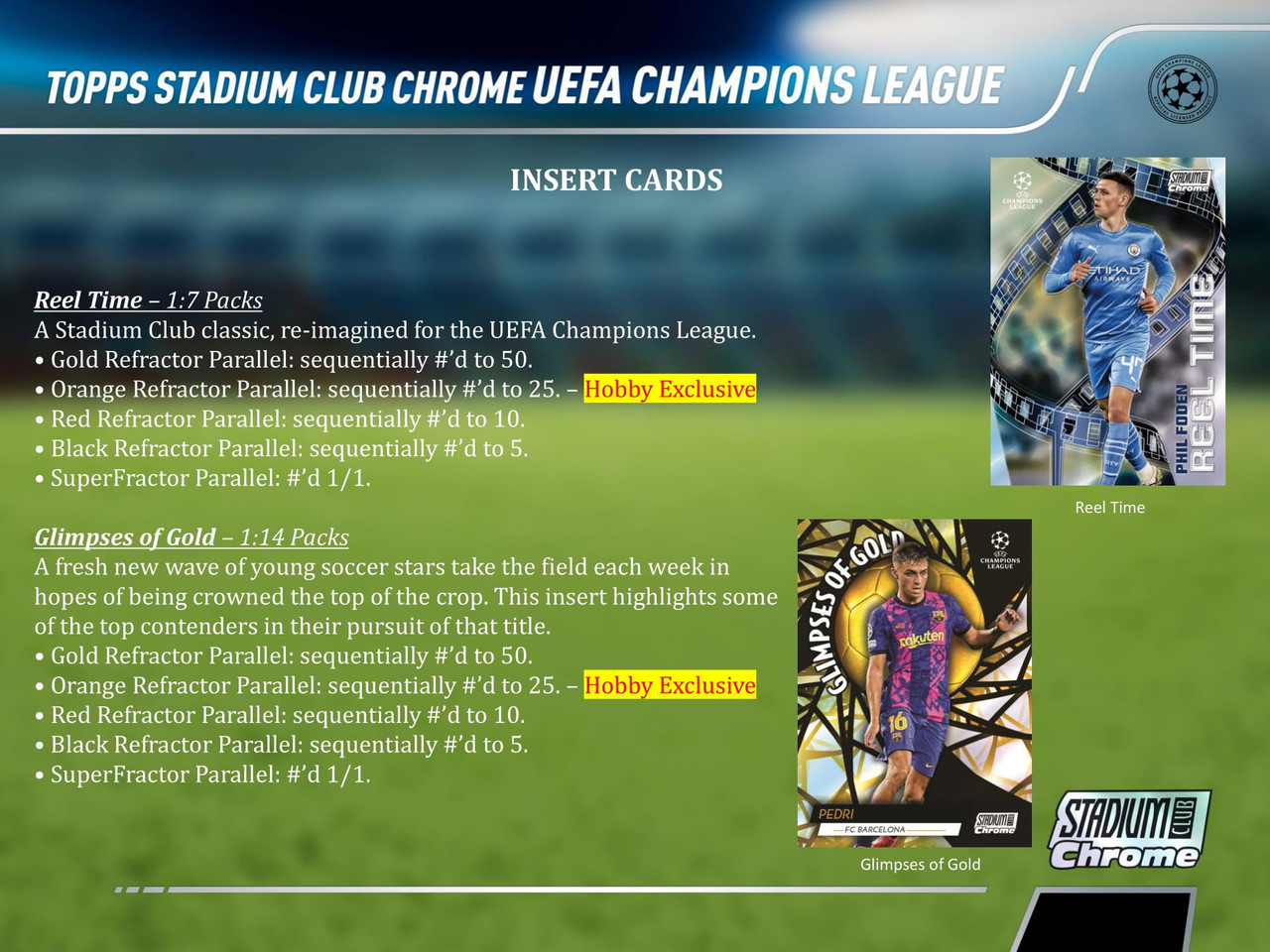 2021/22 Topps UEFA Champions League Stadium Club Chrome Soccer Hobby Box