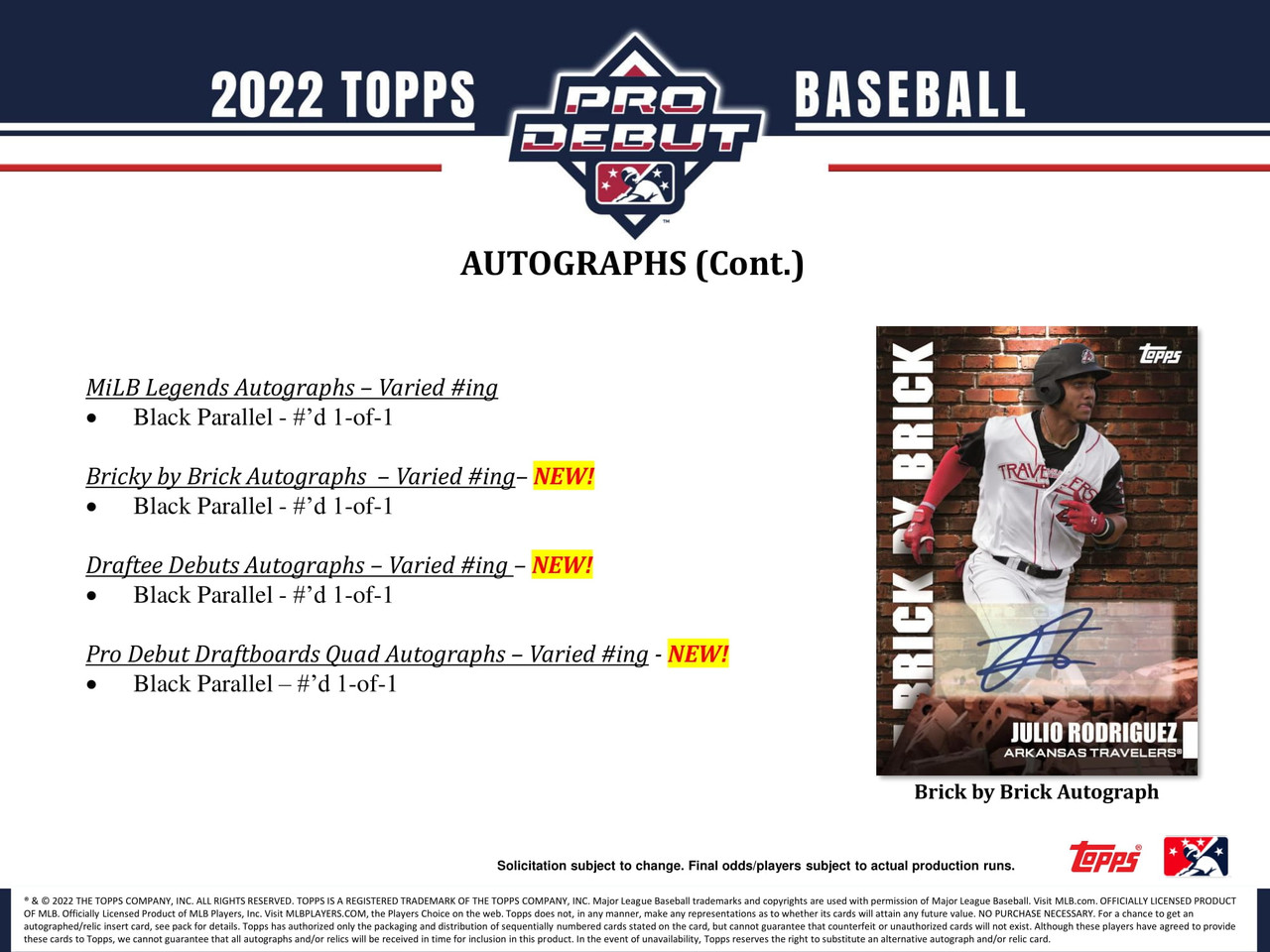 2022 Topps Pro Debut Baseball Hobby Box