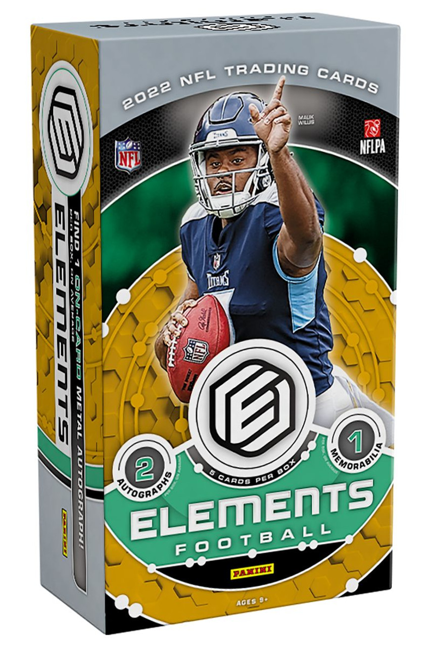 2022 Panini Elements Football Hobby 12 Box Case