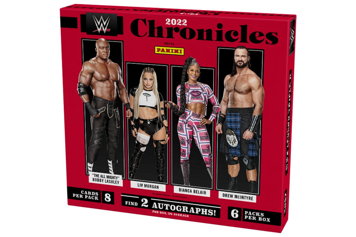 2022 Panini Chronicles WWE Hobby 12 Box Case