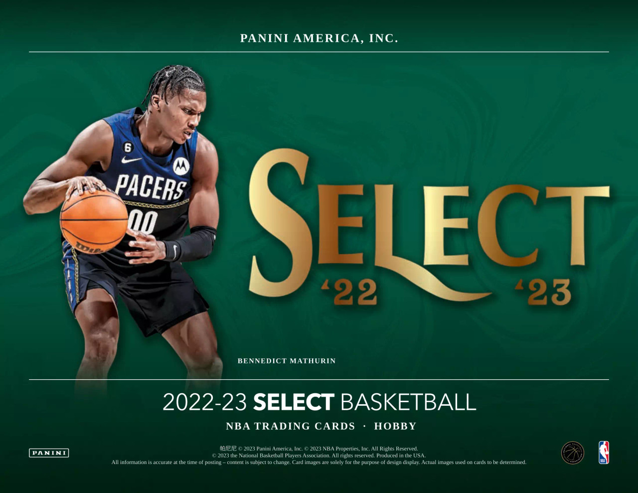 2022/23 Panini Select Basketball Hobby Box