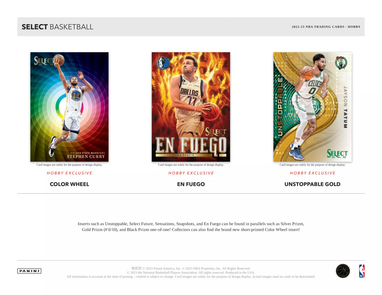 2022/23 Panini Select Basketball Hobby Box