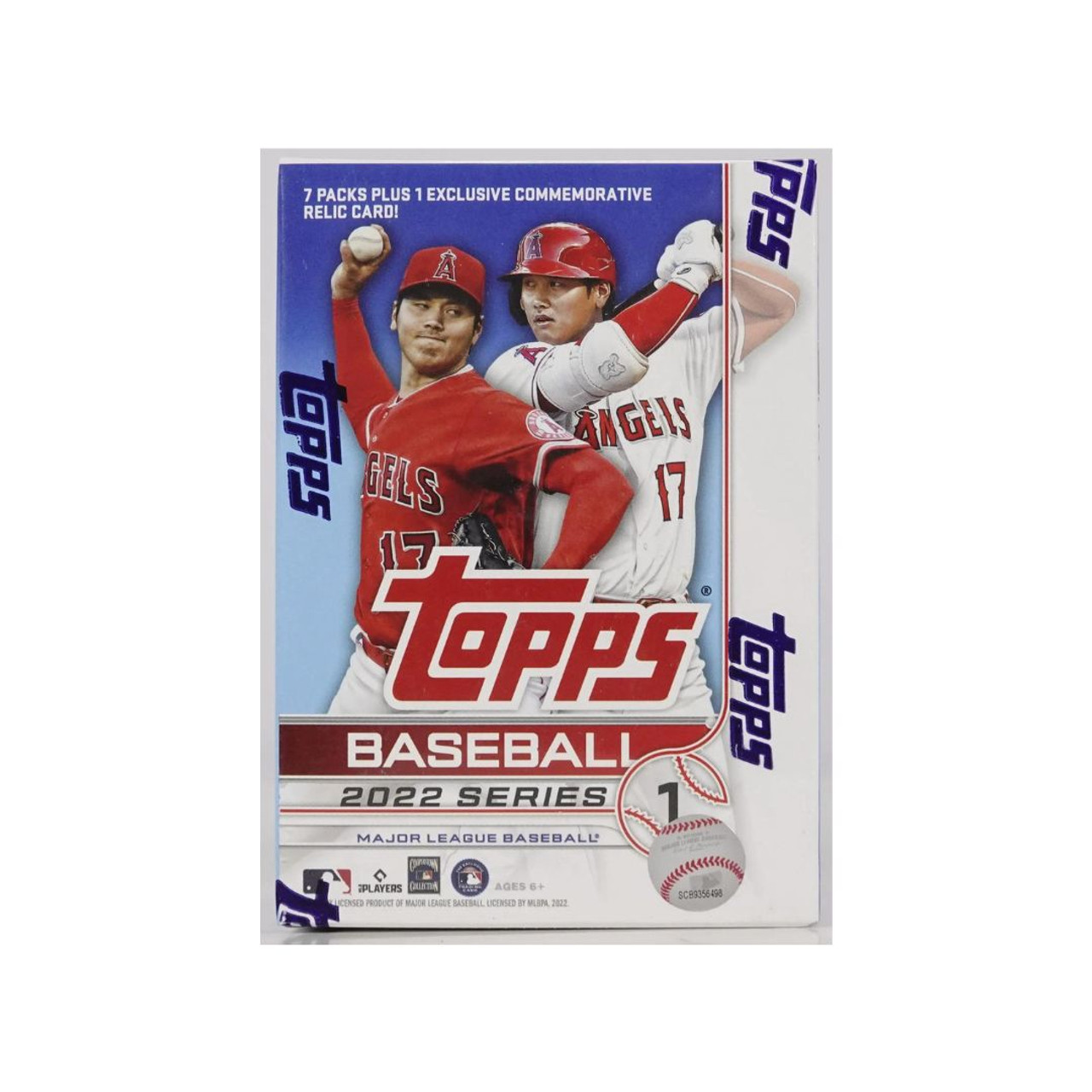 2022 Topps Series 1 Baseball 7 Pack Blaster Box (commemorative Relic Card!)