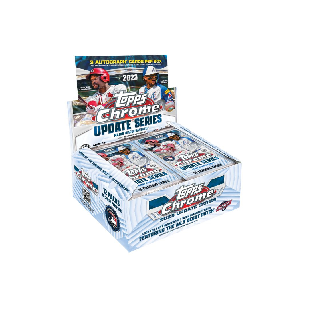 2023 Topps Chrome Update Series Baseball Jumbo 8 Box Case