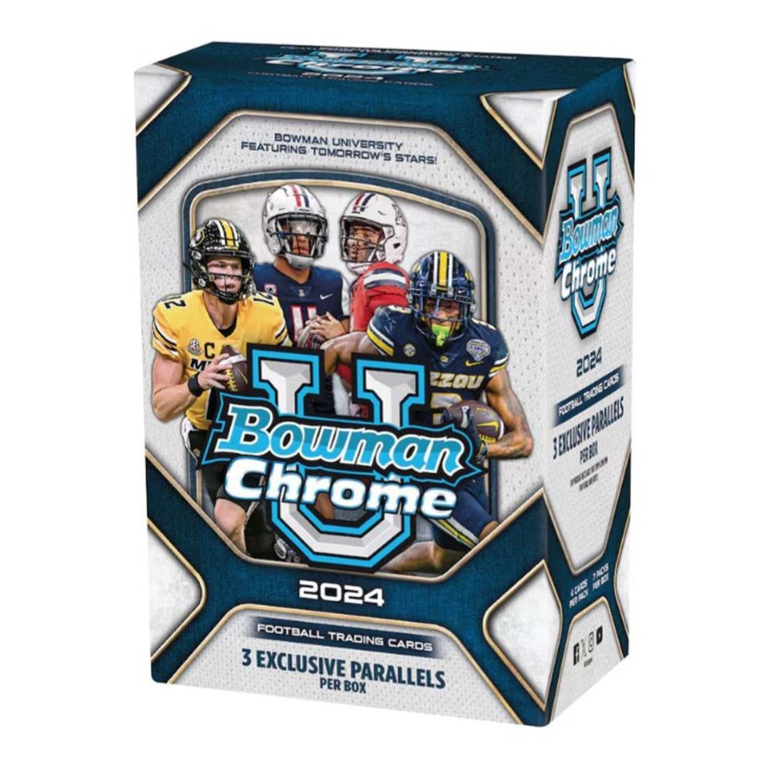 2024 Bowman University Chrome Football Blaster Box | Diamond Cards Online