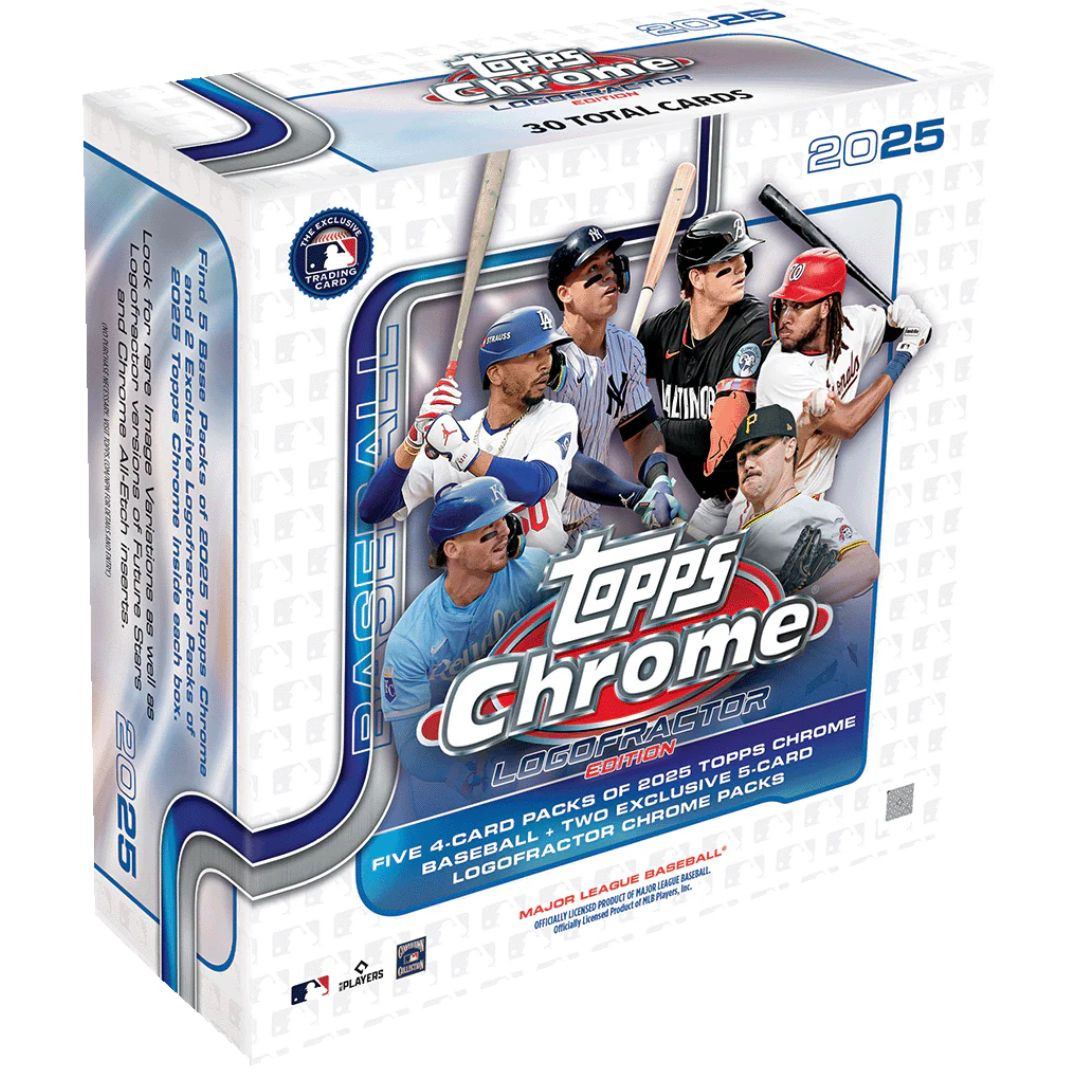 2025 Topps Chrome Baseball Logofractor Edition Box