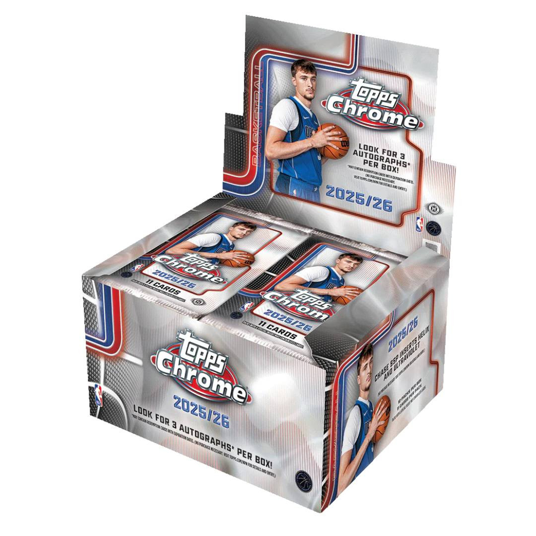 2025/26 Topps Chrome Basketball Jumbo 8 Box Case