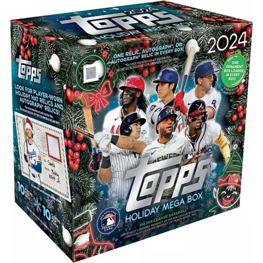 2024 Topps Holiday Baseball Mega Box – Exclusive MLB Holiday Cards at ...