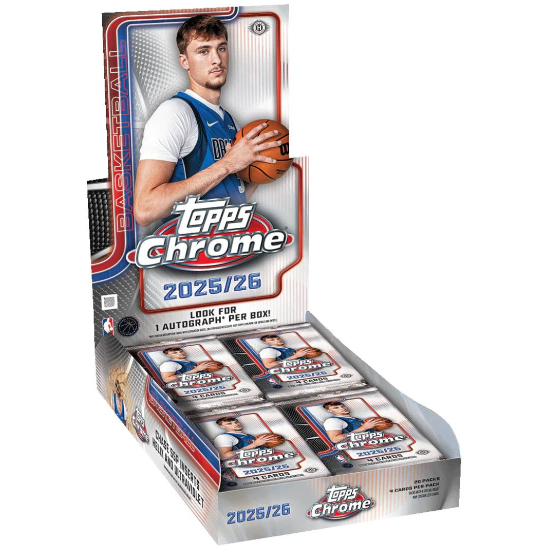 2025 26 Topps Chrome Basketball Hobby Box