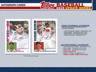 2019 Topps Update Series Baseball HTA Hobby Jumbo Box + 2 Silver Packs