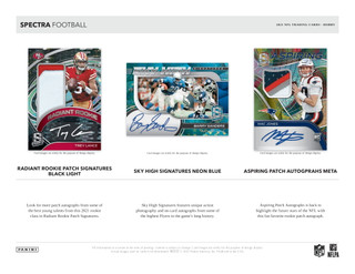 2021 Panini Spectra Football Hobby Box