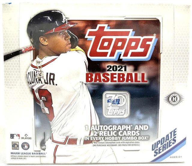 2019 Topps Update Series Baseball HTA Hobby Jumbo Box + 2 Silver Packs