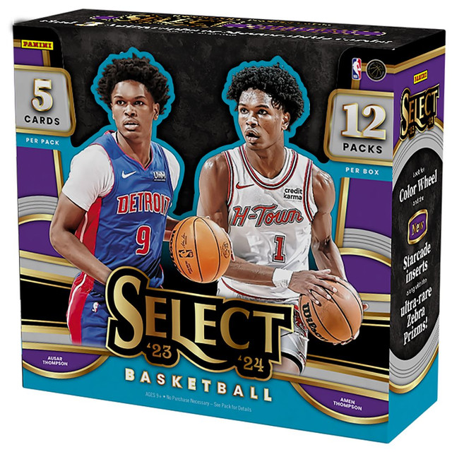 2023/24 Panini Select Basketball Hobby 12 Box Case