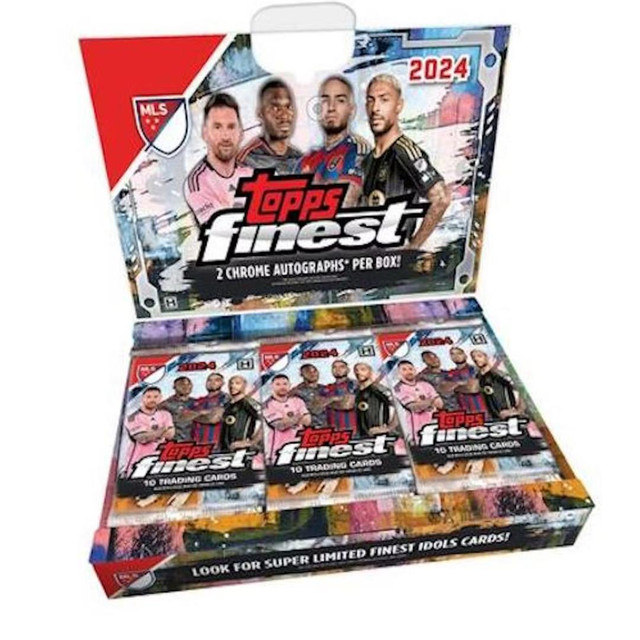 2024 Topps Finest MLS Soccer Hobby Box – 2 Autographs & Rare Inserts