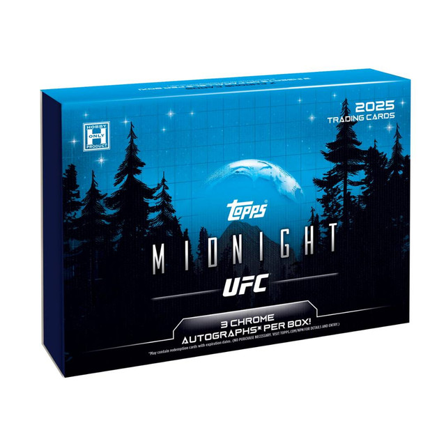 2025 Topps UFC Midnight Hobby Box – 3 Autographs per Box | Diamond ...