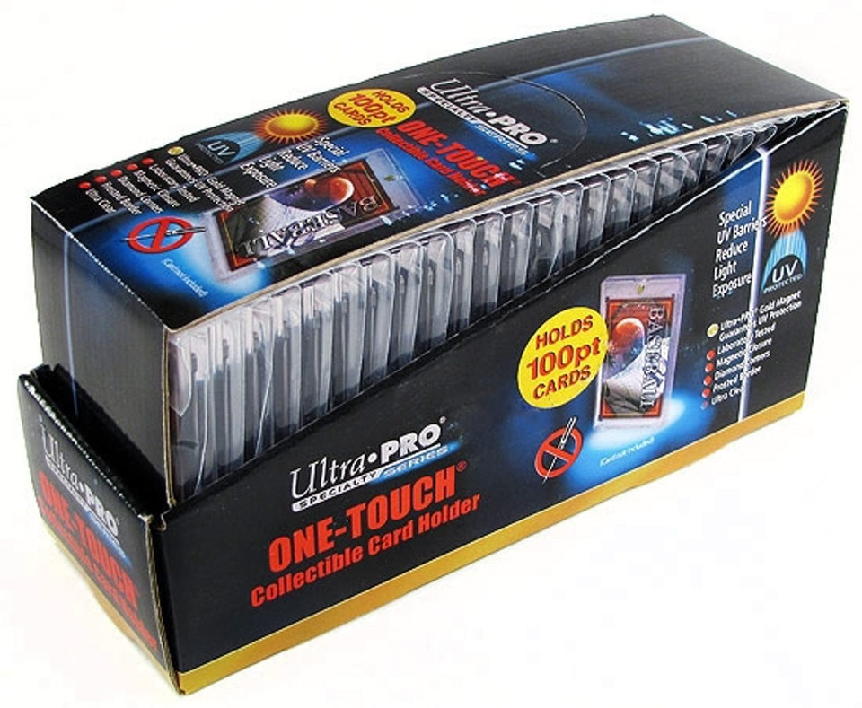Ultra Pro 75pt Magnetic One Touch Card Holder 25 Count Box