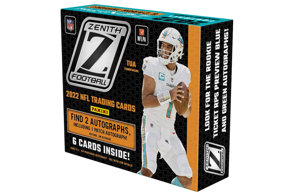 2022 Panini Zenith Football Hobby 12 Box Case