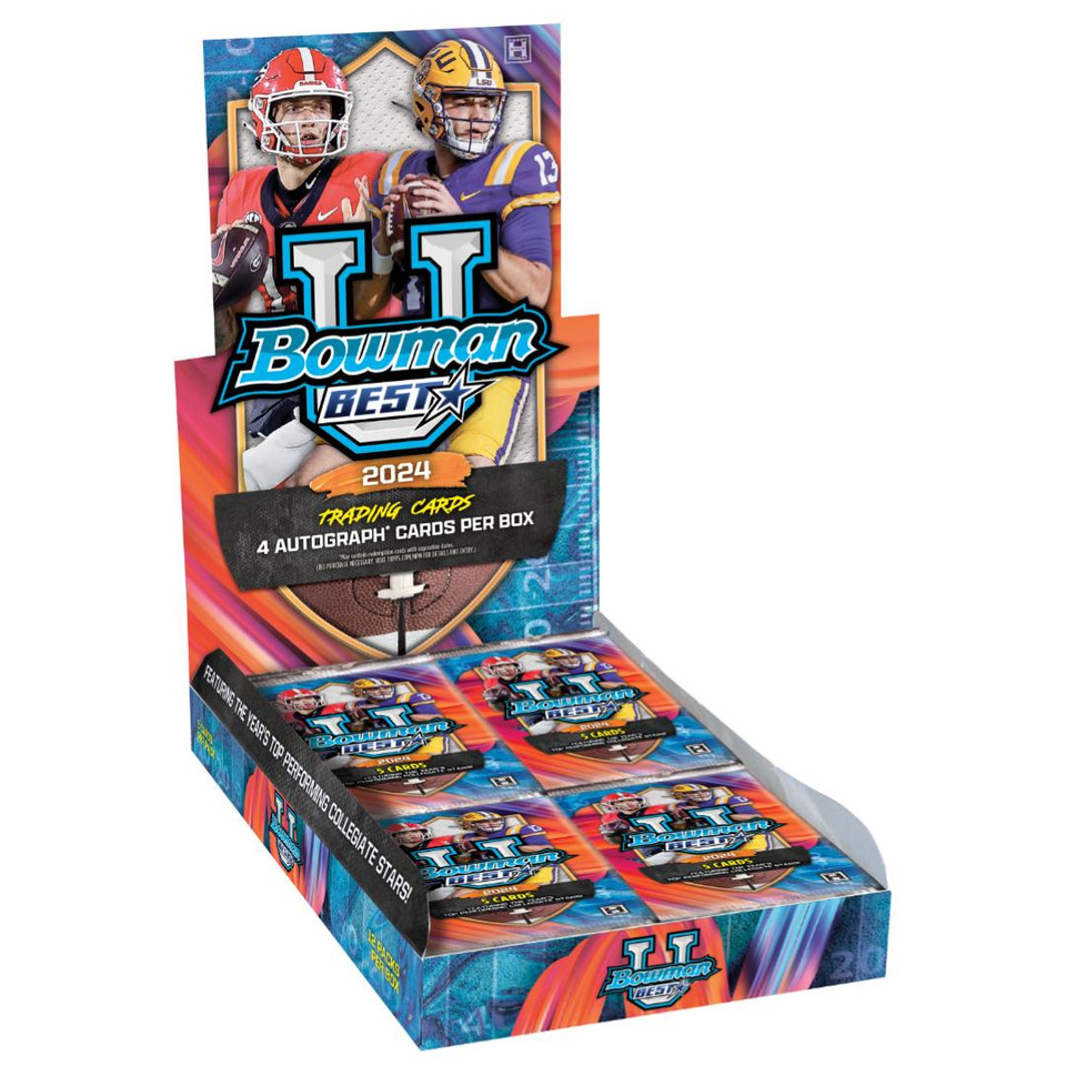 2024 Bowman's Best University Football Hobby 12 Box Case | Diamond ...