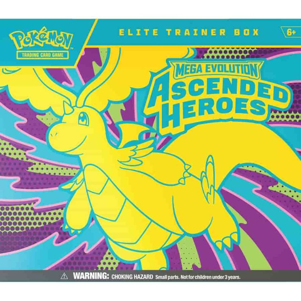 Pokemon Mega Evolution Ascended Heroes Elite Trainer Box