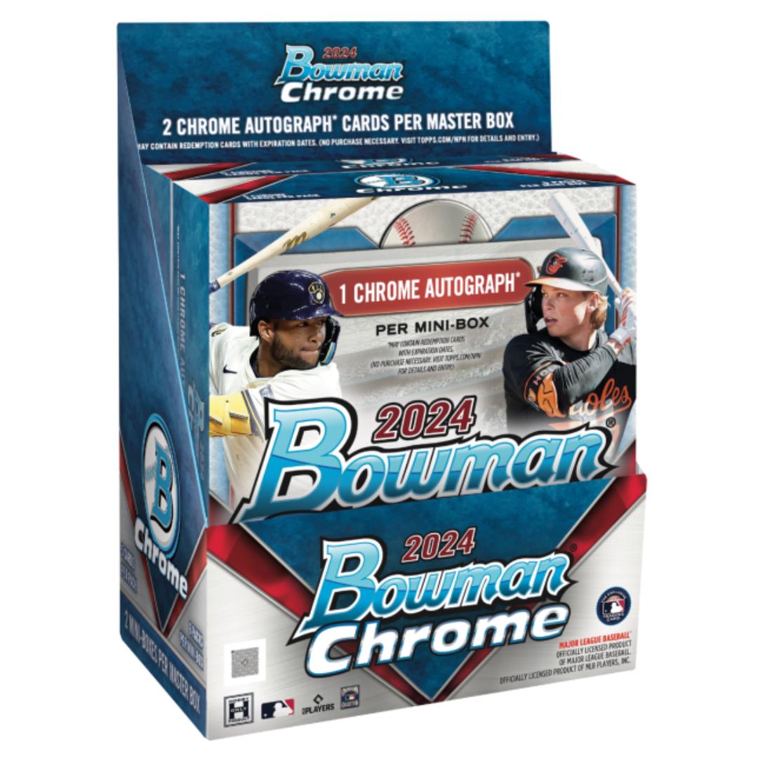 2024 Bowman Chrome Baseball Hobby 12 Box Case Buy Now at Diamond Cards Online
