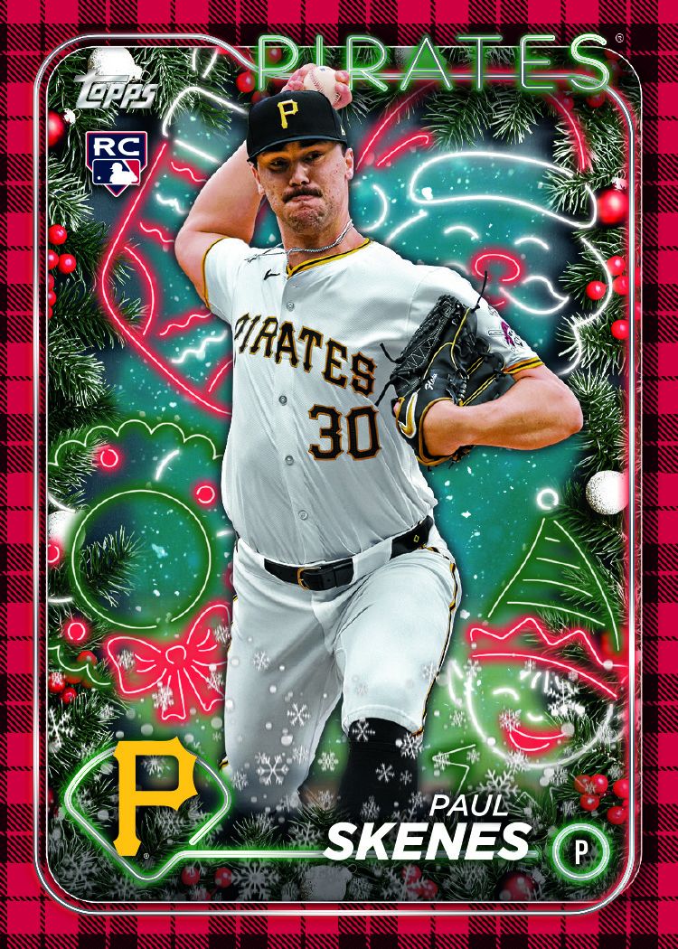 2024 Topps Holiday Baseball Cards Advent Calendar Checklist - Diamond ...