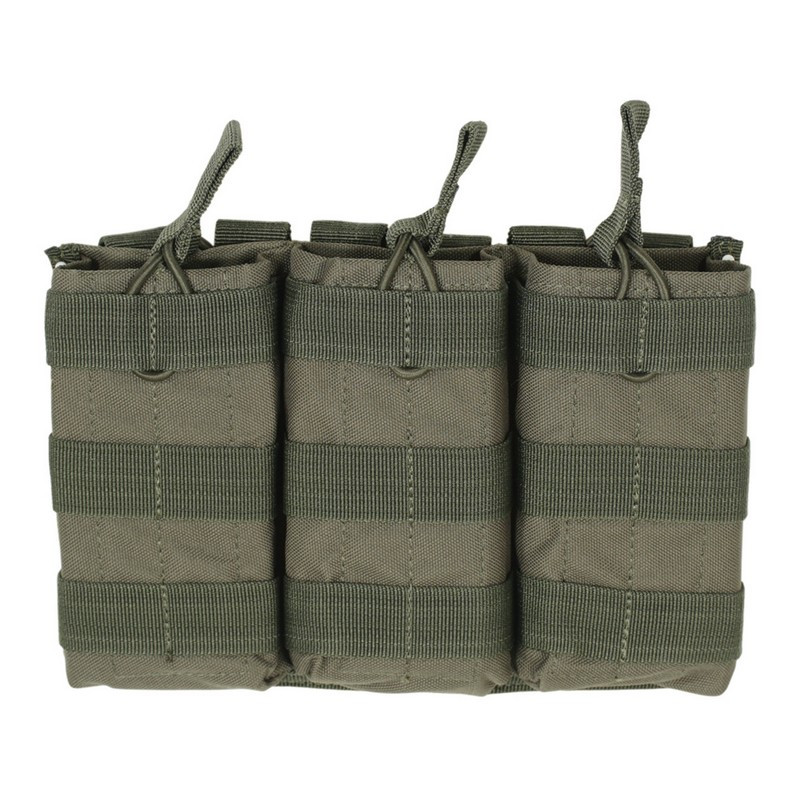 Voodoo Tactical 20-8180 Triple M4/M16 Open Top Magazine Pouch - CopsPlus