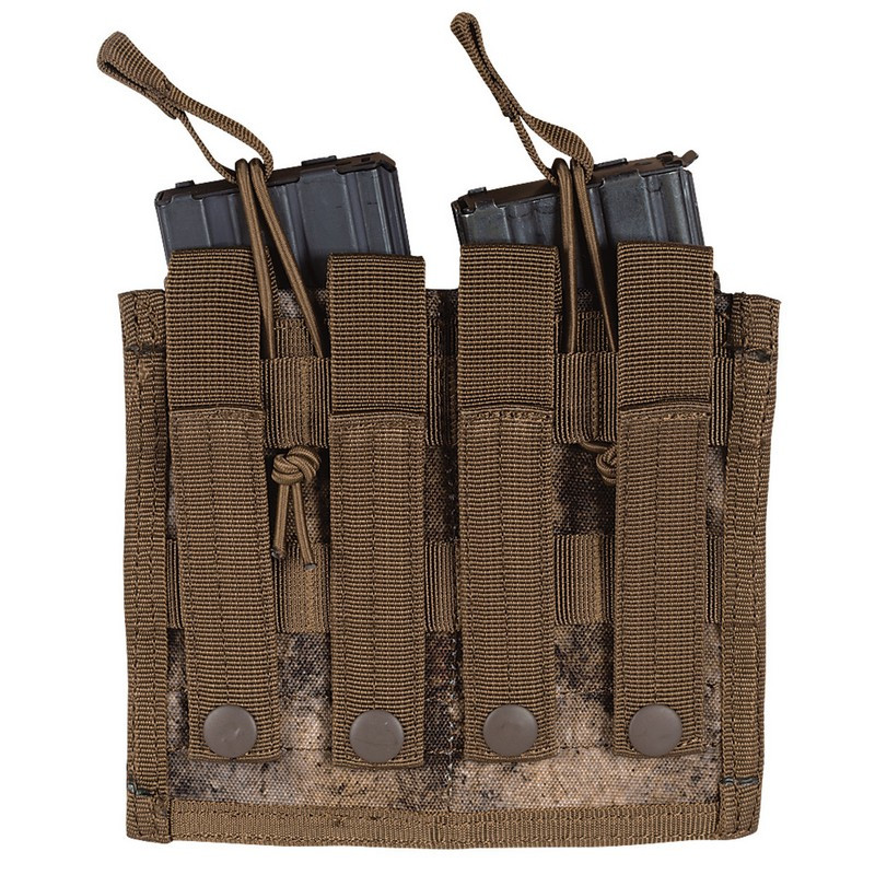 Voodoo Tactical 20-8585 Double M4/M16 Open Top Magazine Pouch - CopsPlus