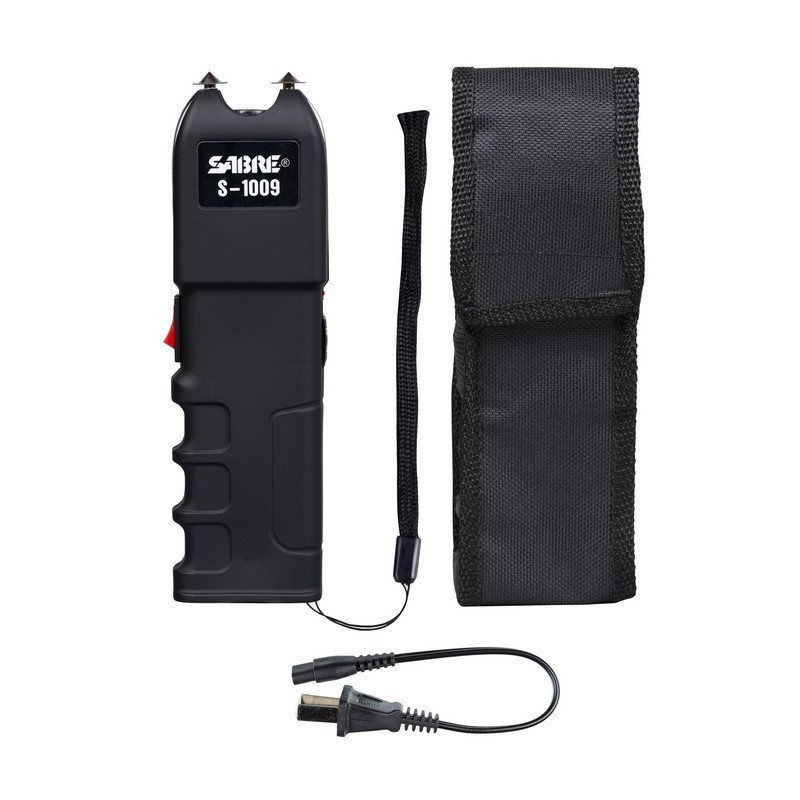 Sabre S-1009 1.25 uC Stun Gun & Flashlight w/ Anti-Grab Bar Technology ...