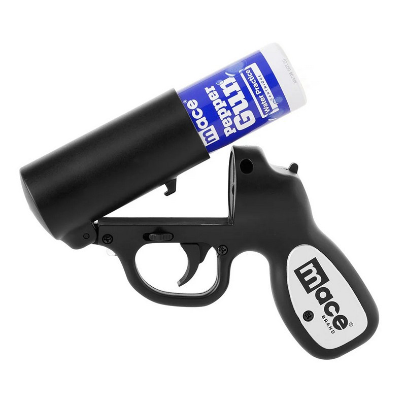Mace 80585 PepperGun Power Stream Spray Pattern w/ LED Flashlight ...