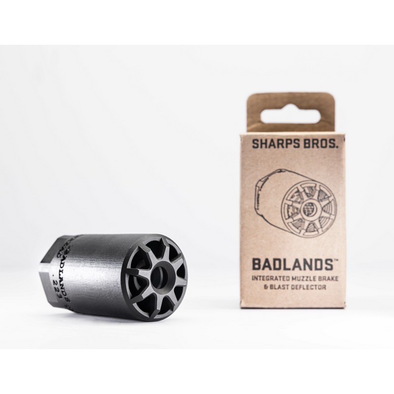 Sharps Bros. Badlands Integrated Muzzle Brake & Blast Deflector - CopsPlus