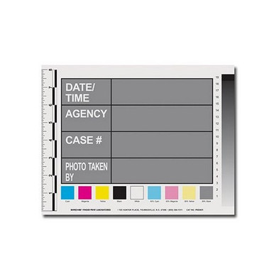 Sirchie Photo Scale & ID Cards (25 Pack) - CopsPlus