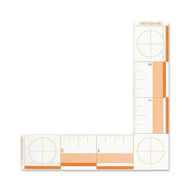 Lightning Powder 6-3885 Fluorescent Inch L-Shaped Scales (5 Pack ...