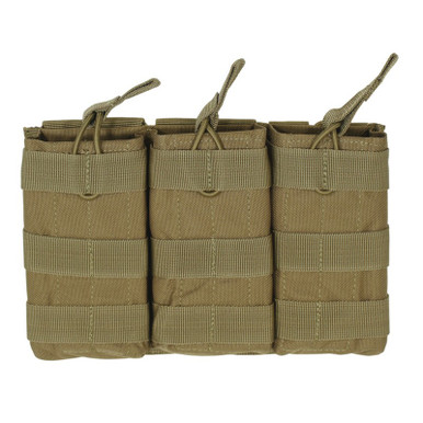 Voodoo Tactical 20-8180 Triple M4/M16 Open Top Magazine Pouch - CopsPlus