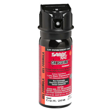 Sabre Red 52CFT10-GEL Crossfire Gel (MK-3) Pepper Spray, 1.33% MC, 1.5 ...