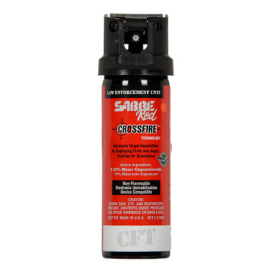 Sabre Red 52CFT20 Crossfire Stream (MK-3.5) Pepper Spray, 1.33% MC, 2.0 ...