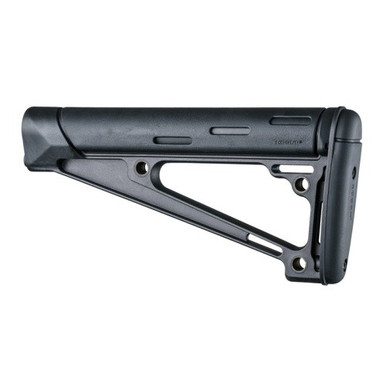 Hogue OverMolded A2 Buffer Tube Fixed Buttstock for AR-15/M16 - CopsPlus
