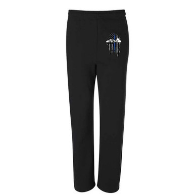 Thin Blue Line Detroit Skyline Sweatpants - CopsPlus