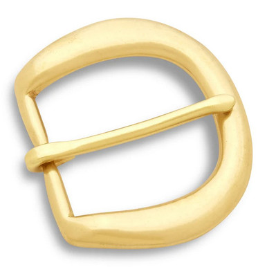 Dutyman 9042 1-1/4" River Belt Solid Brass Buckle, Gold - CopsPlus