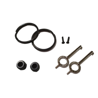 Zak Tool ZT15-KIT Handcuff Key Extension Tool Parts Kit, Black - CopsPlus