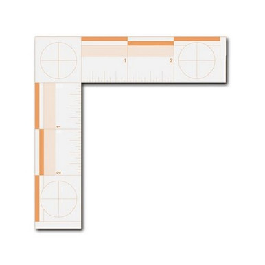 Sirchie PPS800IF L Shape Photo Scale, Fluorescent Orange, Standard, 5 ...