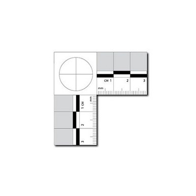 Sirchie PPS900 Adhesive Back Forensic Scale, 55mm x 55mm, Roll of 100 ...